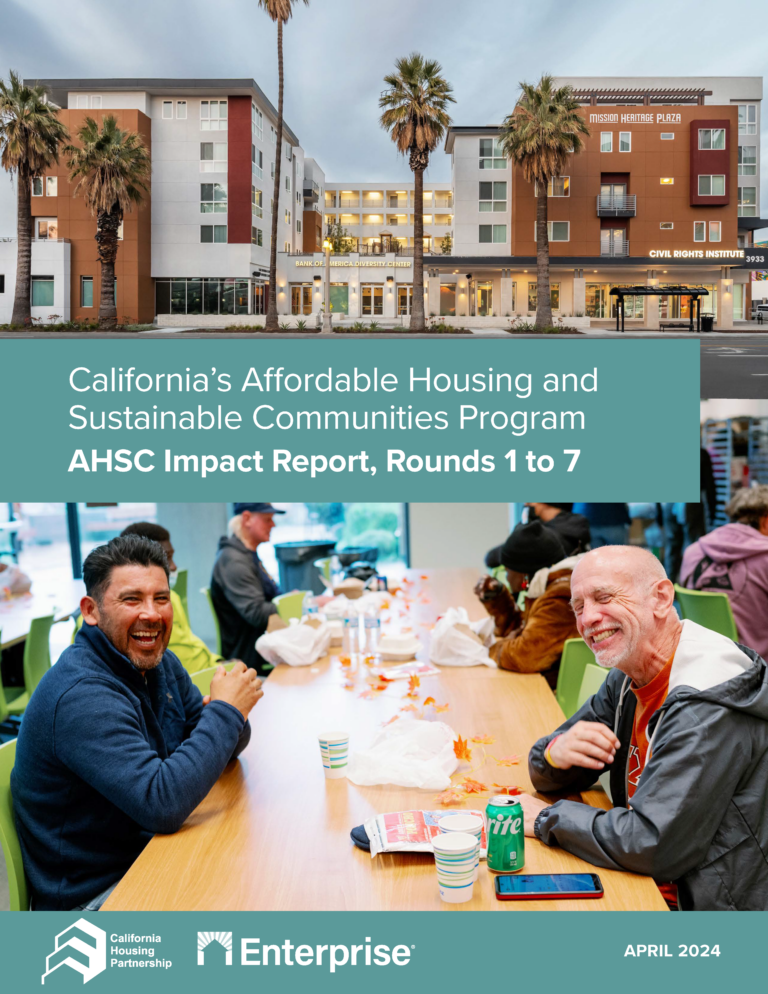 California's Affordable Housing and Sustainable Communities (AHSC ...