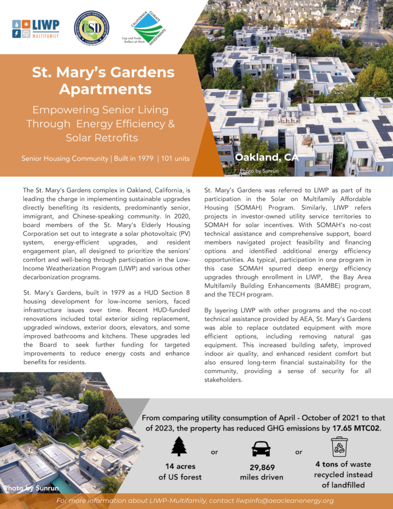 LIWP 2024 Case Study: St. Mary's Seniors, Christian Church Homes - California Housing Partnership